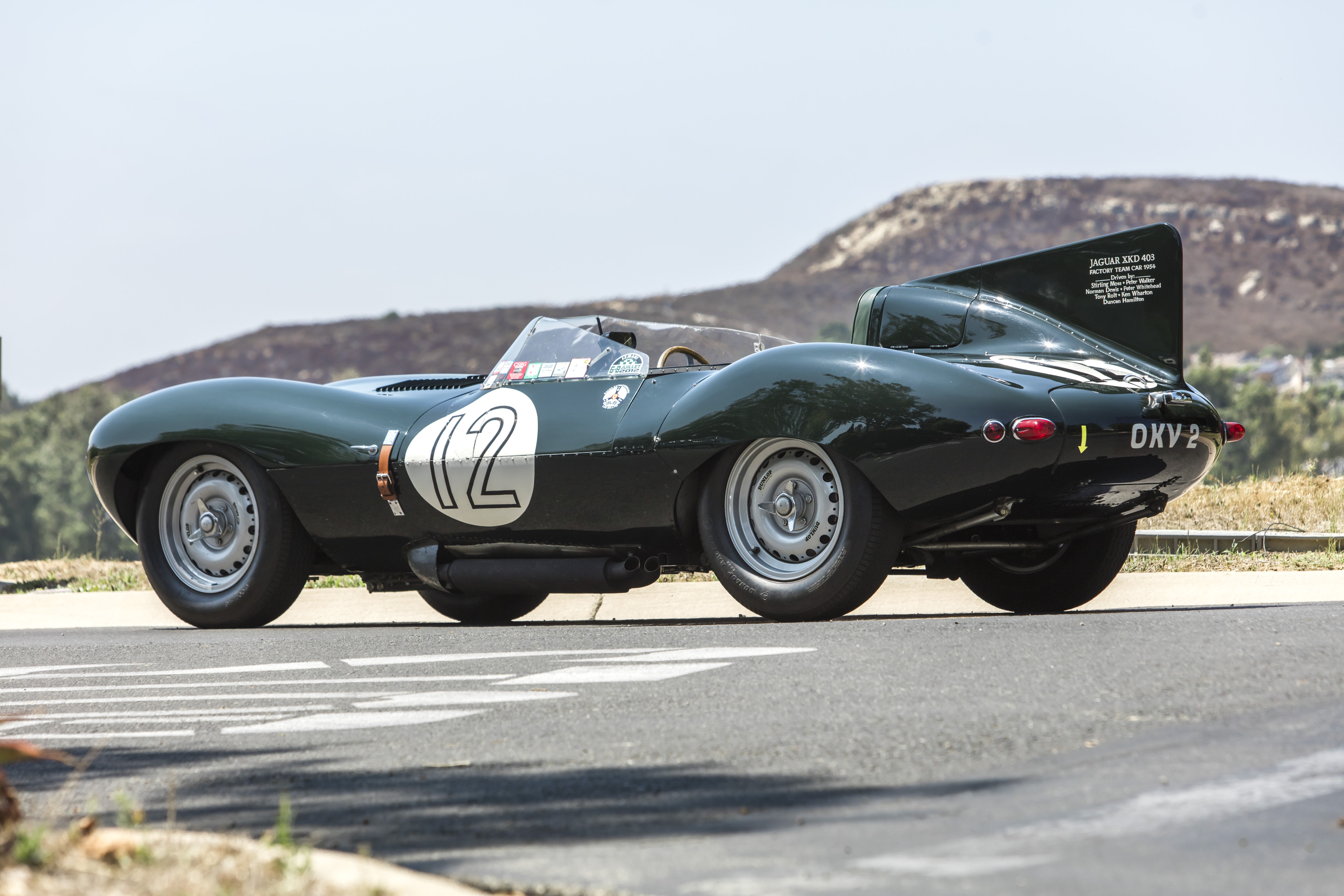 1954 JAGUAR D-TYPE WORKS TEAM CAR ‘OKV 2’ for sale - MM Garage